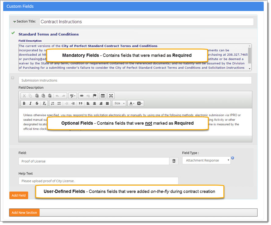 Document Field Mapping